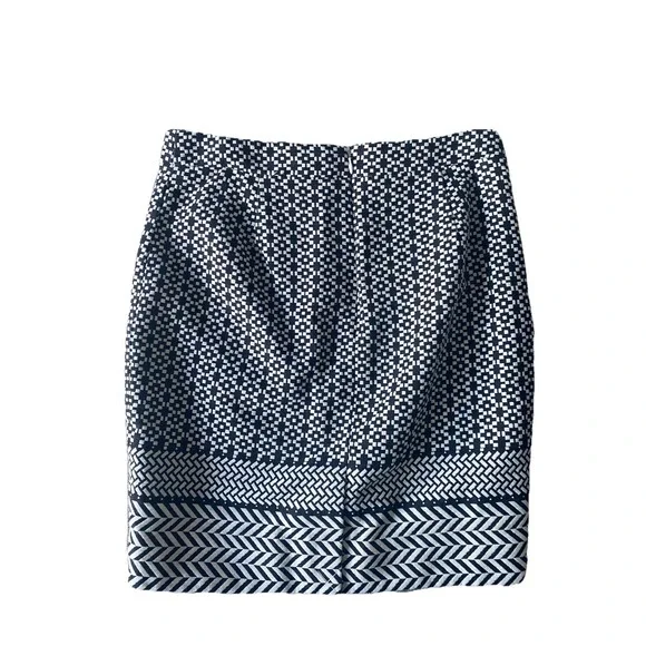 J. Crew | Skirts | Jcrew Womens Sz 6 Geometric Tweed Mini Skirt In ...